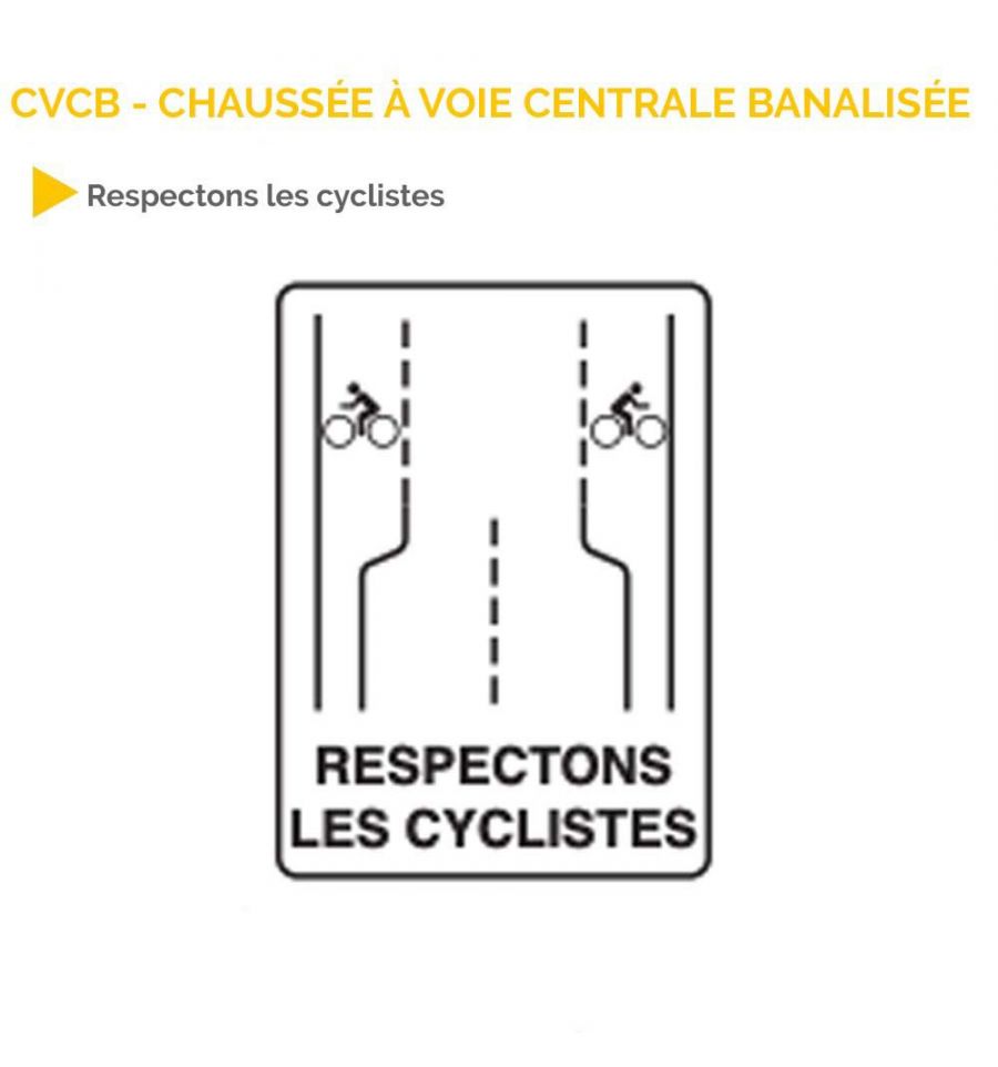 Chaussée à voie centrale banalisée (CVCB) à partir de 124,32 € HT Chaussée à voie centrale banalisée (CVCB) à partir de 124,32 € HT